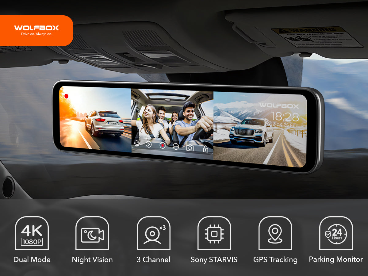 The Wolfbox G890: The ultimate 4k 3 channel dash cam – WOLFBOX CA